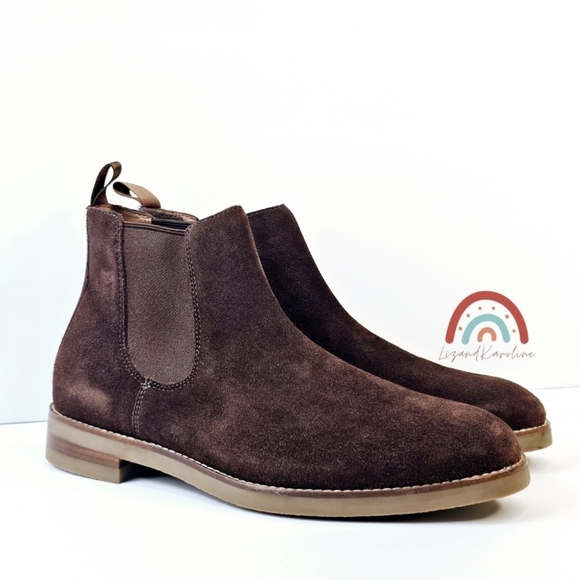 J. Crew | Shoes | New J Crew Leather Suede Chelsea Boots | Poshmark